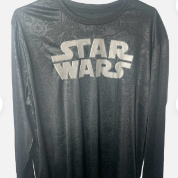 Star Wars | Tops | Star Wars Chrome Wars All Black Aop All Over Print ...
